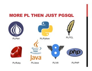 PL/pgSQL - An Introduction on Using Imperative Programming in PostgreSQL | PPTX
