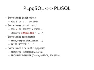 Plpgsql russia-pgconf | PDF
