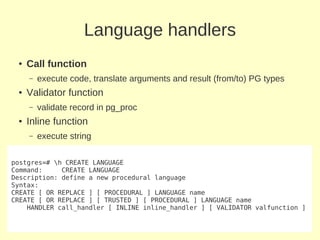 Plpgsql internals | PPT