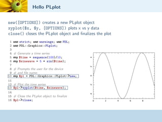 An Introduction to Plotting in Perl using PDL::Graphics::PLplot | PPT