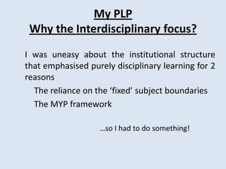 Plp process | PPTX | Professional School | Postgraduate Education