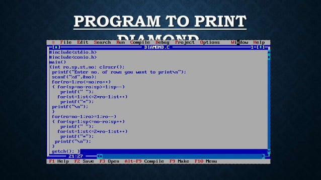 Nested loop in C language | PPTX
