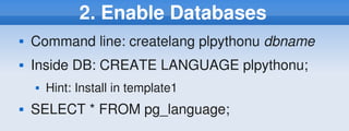 Pl/Python | PPT