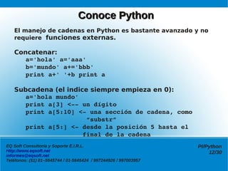 Programación en Pl/Python | PDF