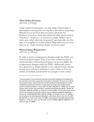 Preserving Your Claim Under the Prision Litigation Reform Act (PLRA) | PDF