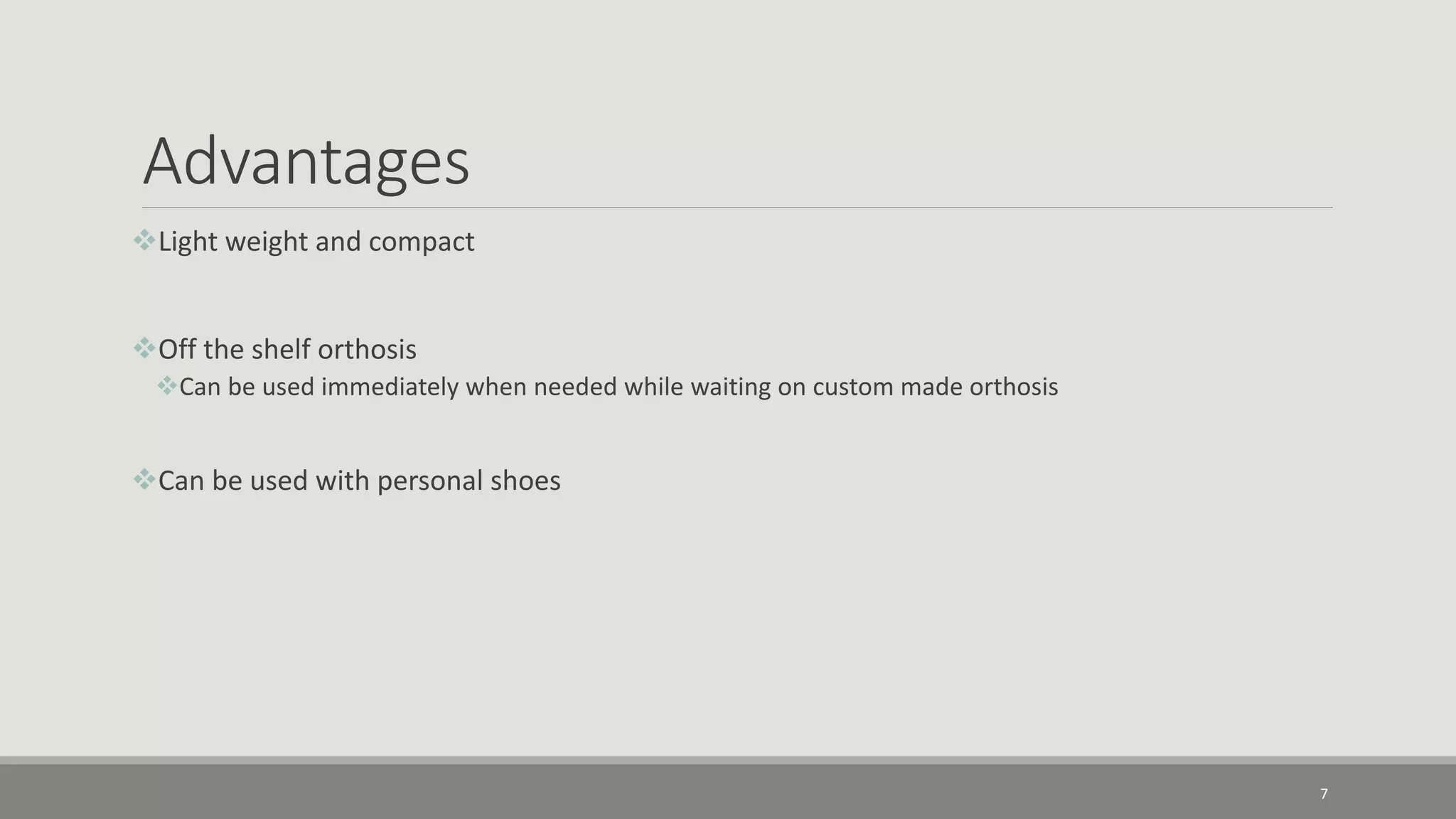 Posterior leaf spring orthosis | PPTX