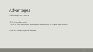 Posterior leaf spring orthosis | PPT