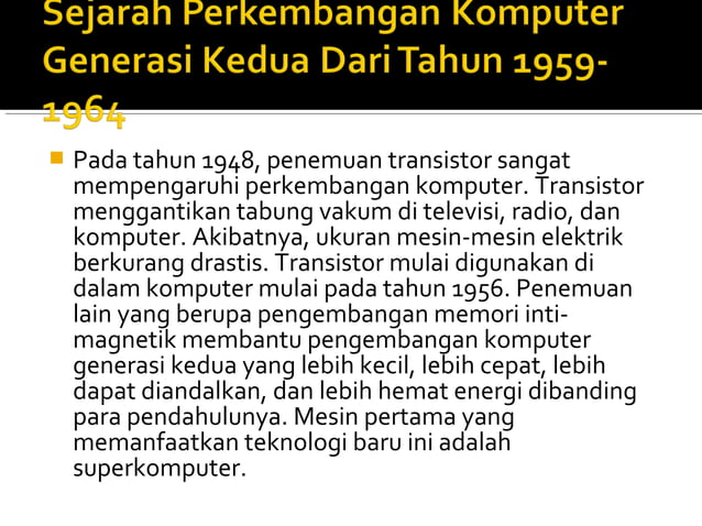 Presentasi Sejarah komputer | PPT