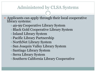 Public Library Staff Education Program | PPT