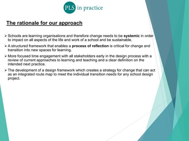 Planning Learning Spaces in practice overview | PPT