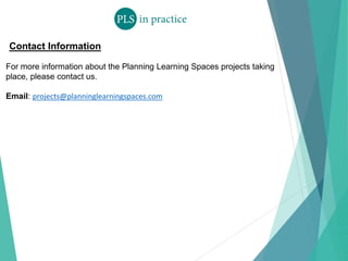 Planning Learning Spaces in practice overview | PPTX
