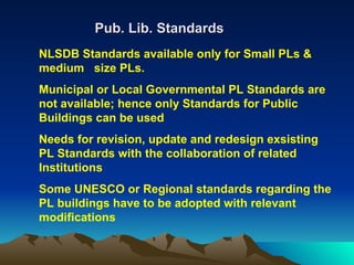 PUBLIC LIBRARY BUILDINGS IN SRI LANKA : An ASSESSMENT | PPT