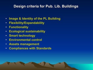 PUBLIC LIBRARY BUILDINGS IN SRI LANKA : An ASSESSMENT | PPT