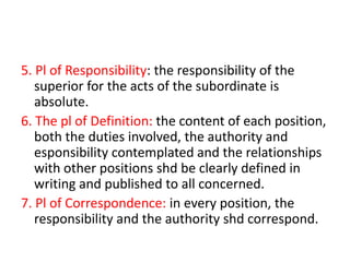 Pls of organizational structure | PPT