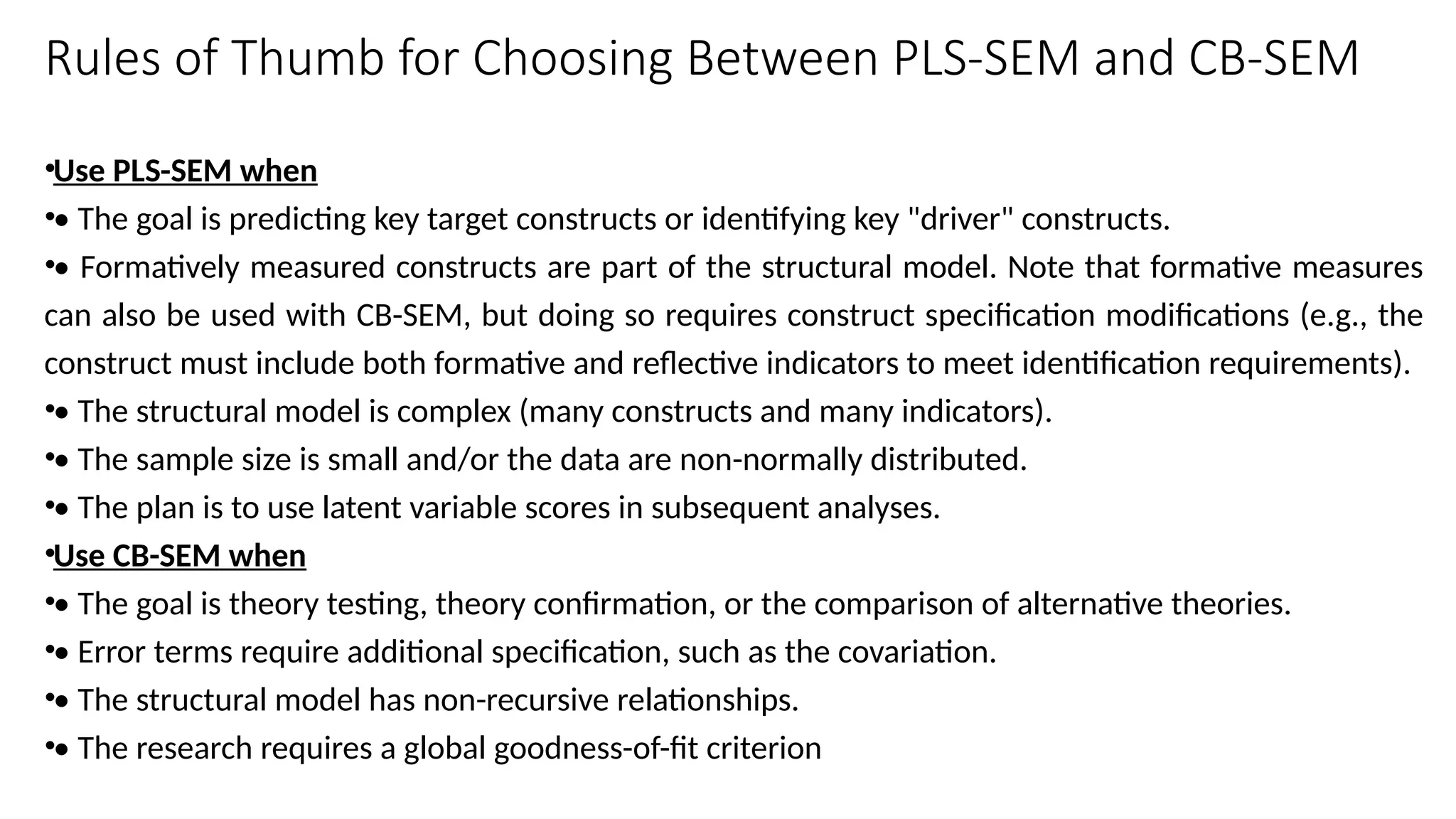 STRUCTURE EQUATION MODELLING ---WITH PLS | PPTX