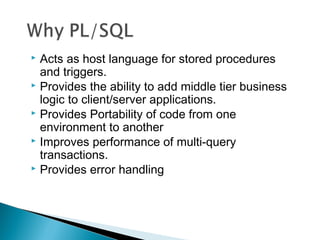 PLSQL | PPT