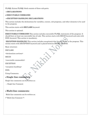 Pl sql | PDF