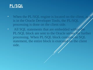 PL/SQL | PPT