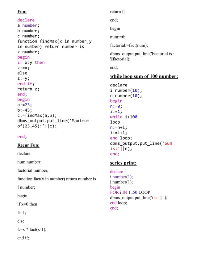 Plsql Pdf