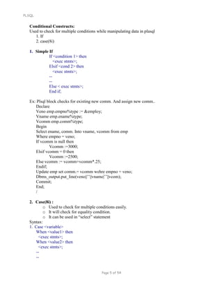 PLSQL | PDF