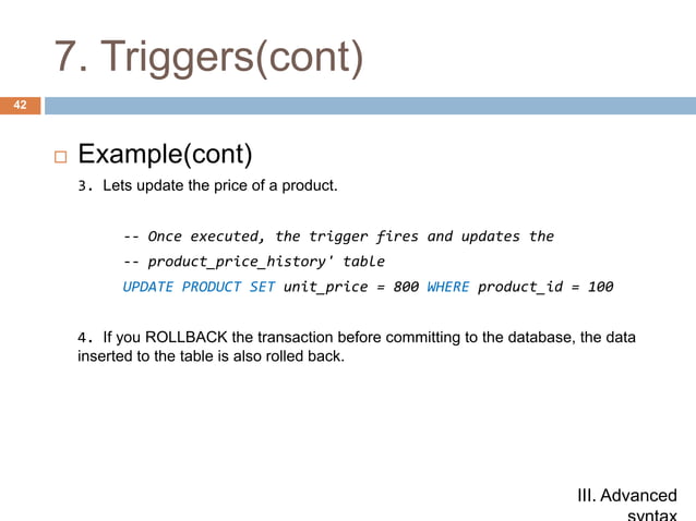 PLSQL Tutorial | PPTX
