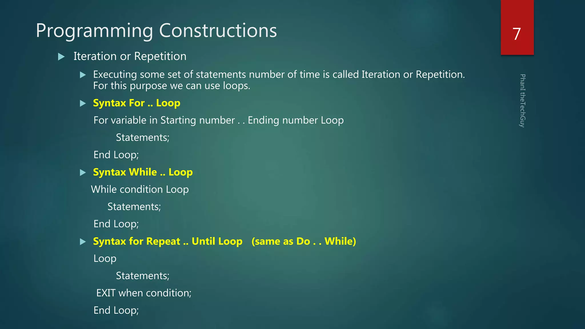 PL/SQL Introduction | PPT