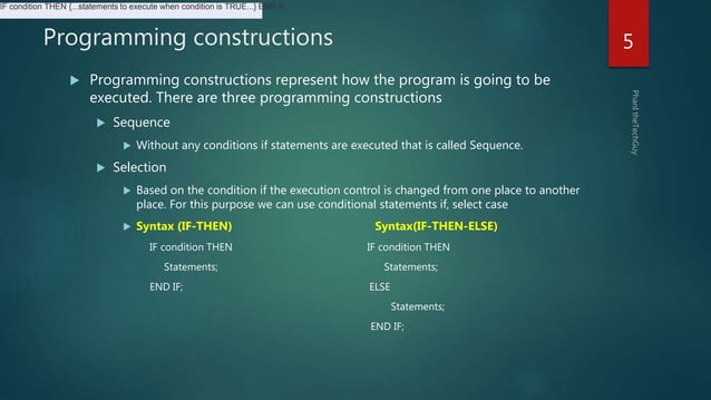 Plsql Introduction Ppt