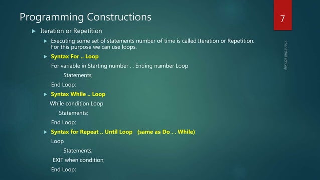 PL/SQL Introduction | PPT