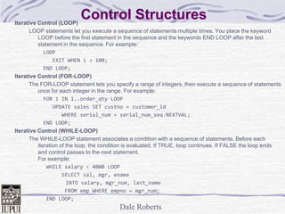 PLSQL (1).ppt | Databases | Computer Software and Applications