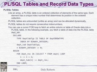 PLSQL (1).ppt | Databases | Computer Software and Applications