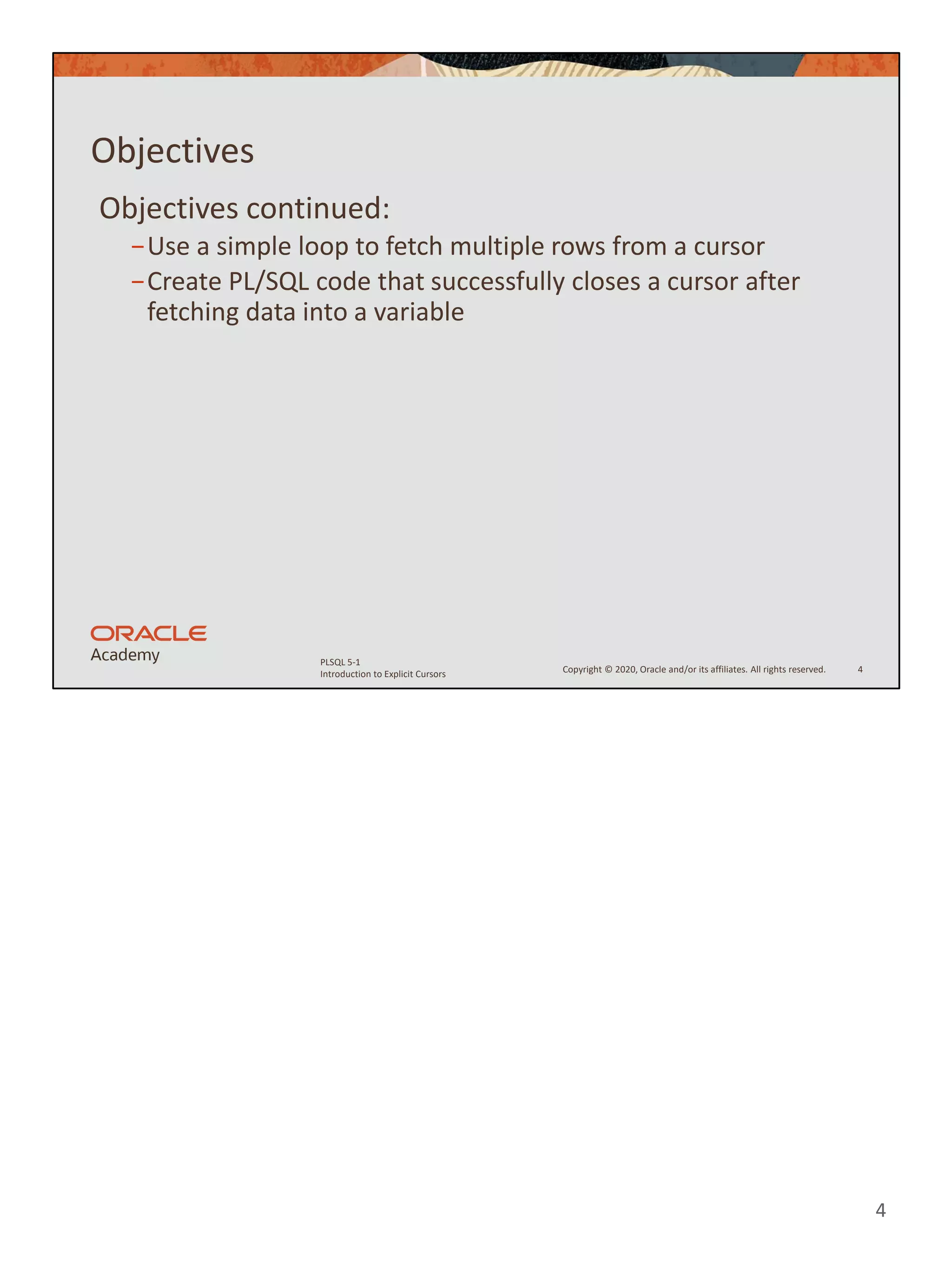 PL/SQL CURSORES | PDF