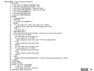 Pl sql chapter 1 | PPT