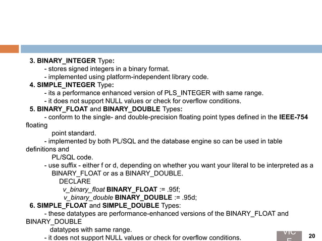 Pl sql chapter 3 part_1 | PPTX