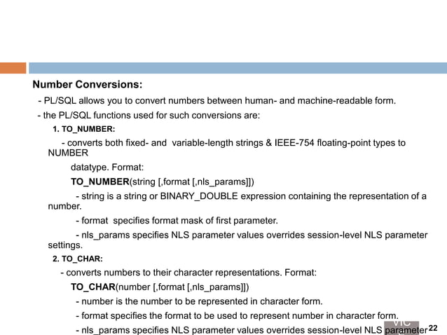 Pl sql chapter 3 part_1 | PPTX