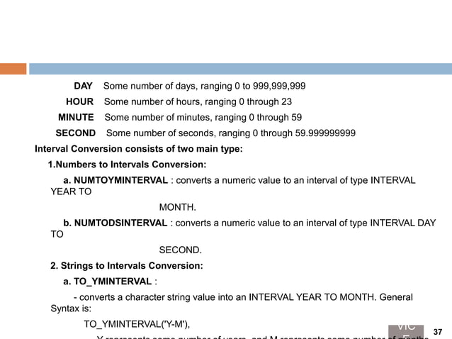 Pl sql chapter 3 part_1 | PPTX