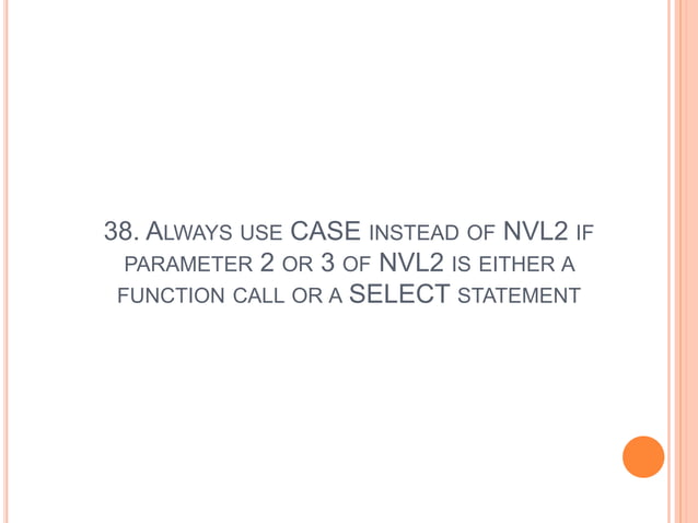 Plsql And Sql Coding Guidelines Part 5 Ppt 2154