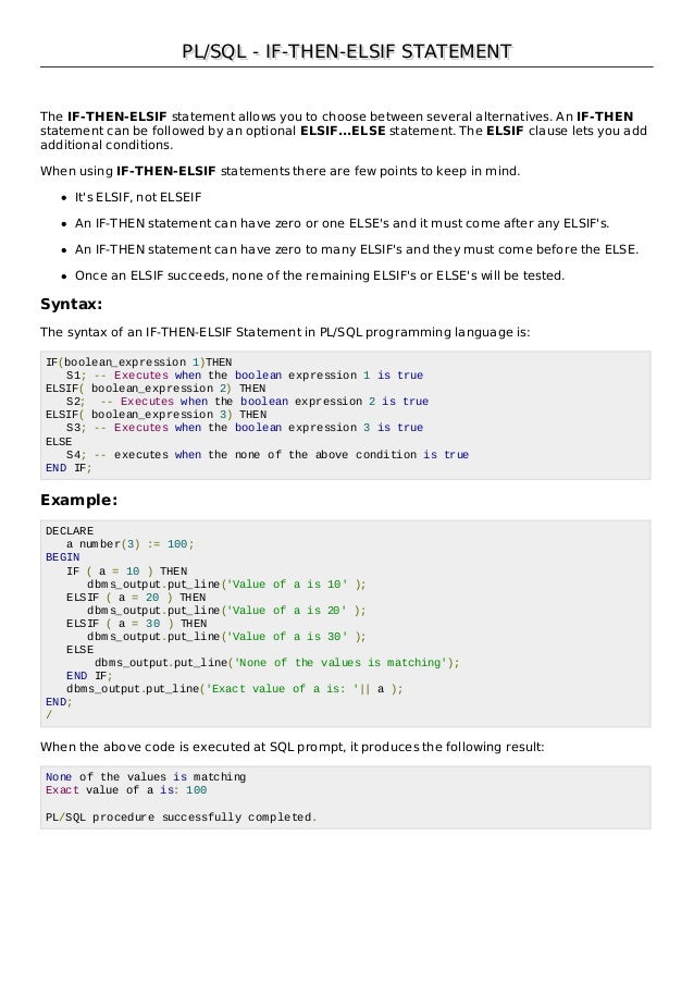 Pl Sql Complete Tutorial All Topics Covered