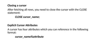 PLSQL_cur.pptx presentation uploadtttees | PPT
