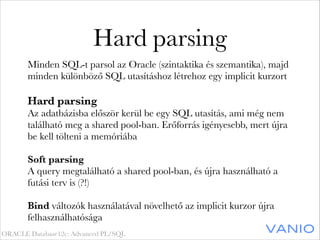 Advanced PL/SQL (HUN) | PPT
