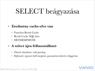 Advanced PL/SQL (HUN) | PPT