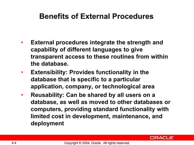 Plsql les04 | PPT | Databases | Computer Software and Applications