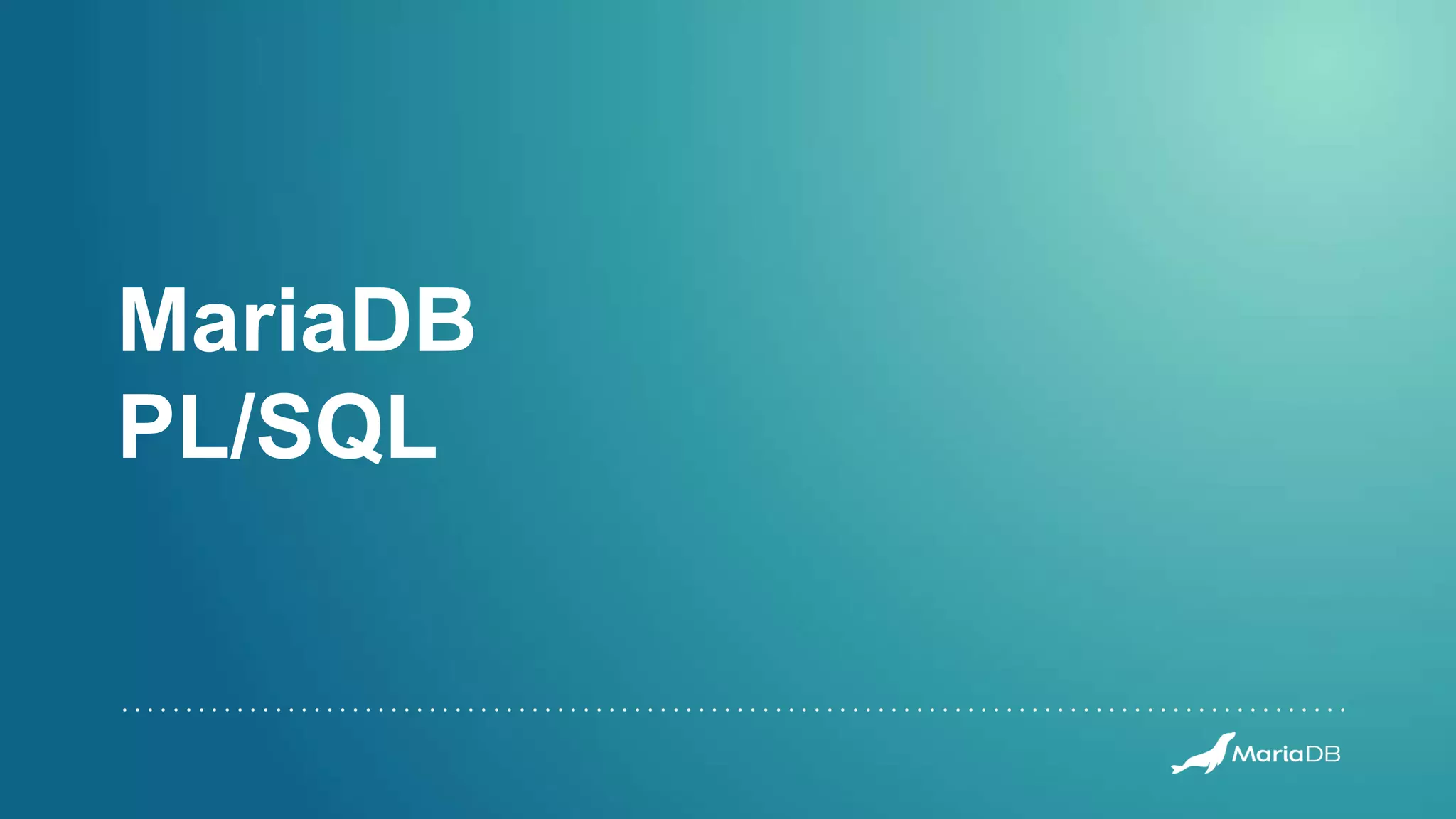 Writing powerful stored procedures in PL/SQL | PPT