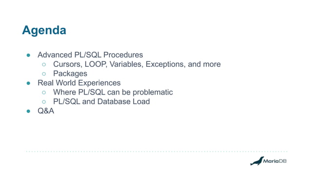 Writing powerful stored procedures in PL/SQL | PPT