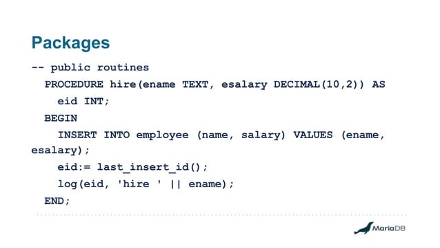 Writing powerful stored procedures in PL/SQL | PPT