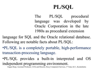 Plsql overview | PPT