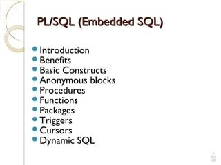 PL/SQL | PPT