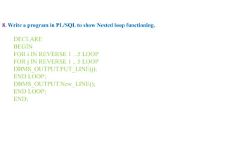 Plsql programs | PPTX