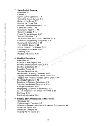 Pl sql student guide v 1 | PDF