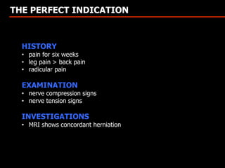 Operative management for common back conditions | PPTX