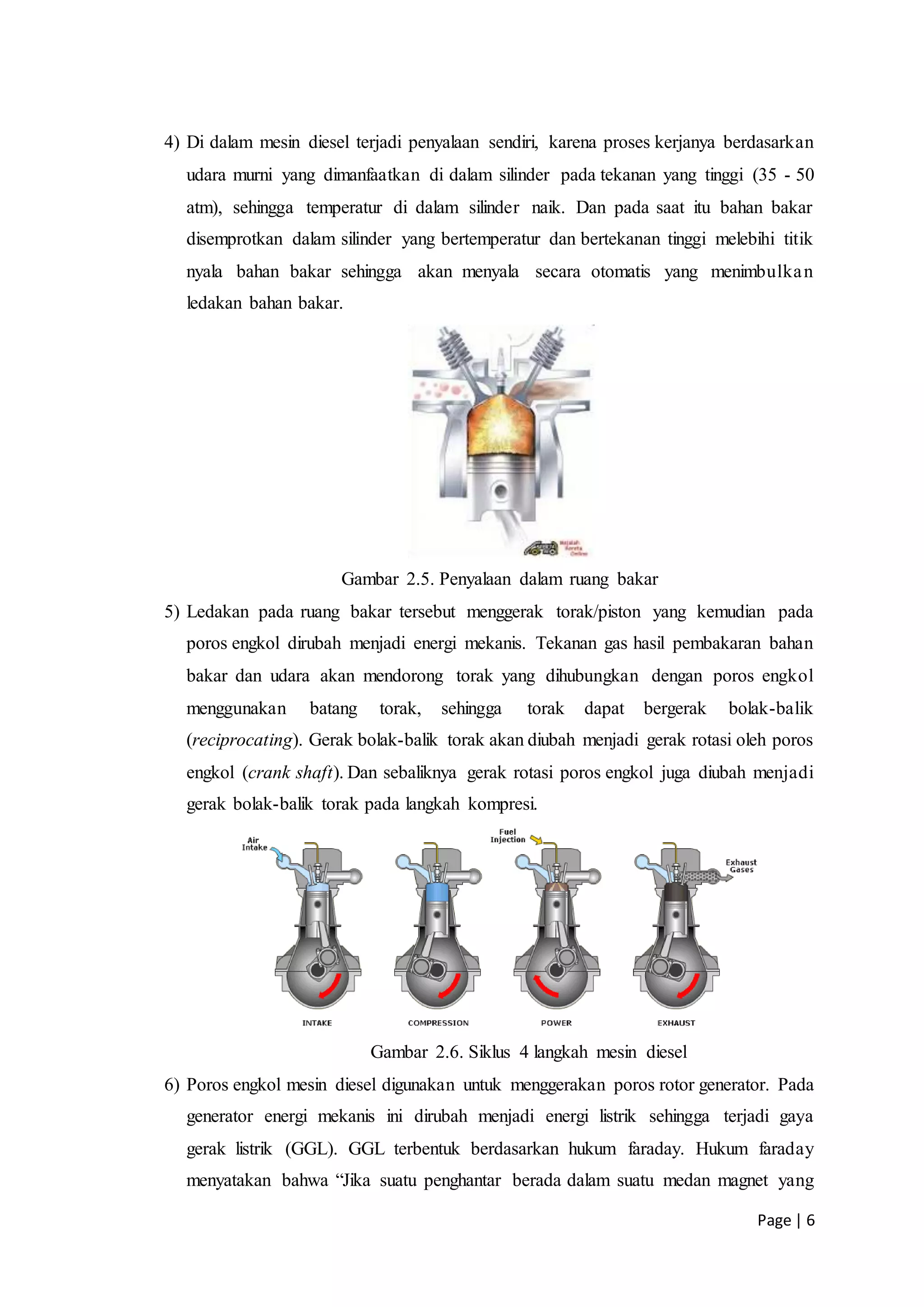 Laporan Operasi Sistem Energi Pembangkit Listrik Tenaga Diesel | DOCX